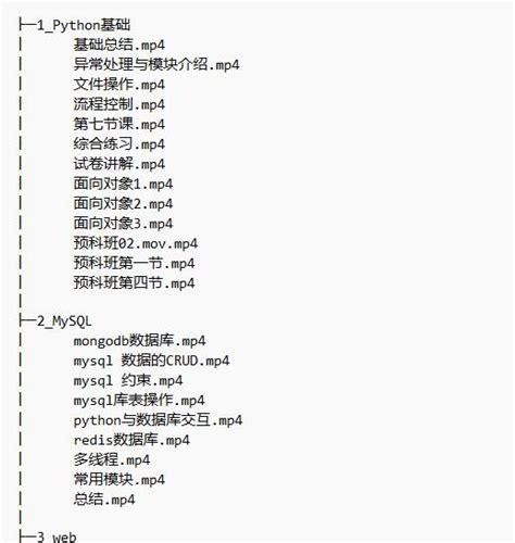 python基础到高级系统教程 81g 视频教程 下载 python知识分享网