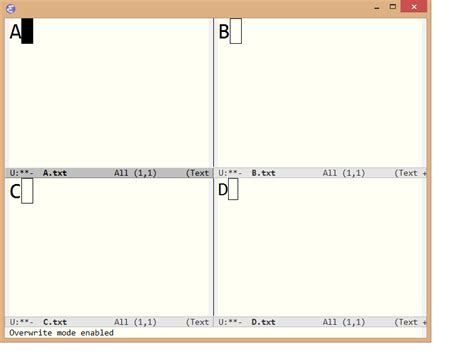 Managing Emacs Windows