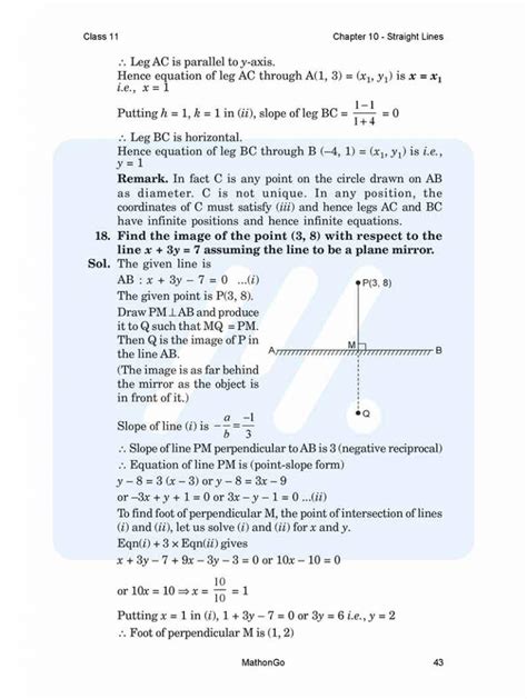 Ncert Solutions For Class 11 Maths Chapter 10 Miscellaneous Mathongo