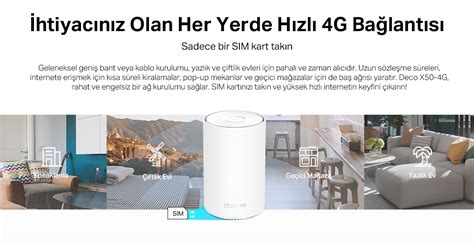 TP Link Deco X G AX Tüm Ev Mesh WiFi G Router Fiyatı
