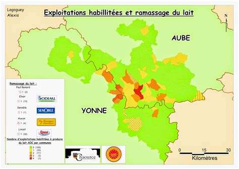Des Cartes Et Des L Ves Zone De Production Du Chaource