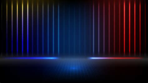 빈 무대 경기장 경기장 스팟 라이트 무대 배경의 추상적 미래 배경 투광 조명등에 대한 스톡 벡터 아트 및 기타 이미지 투광