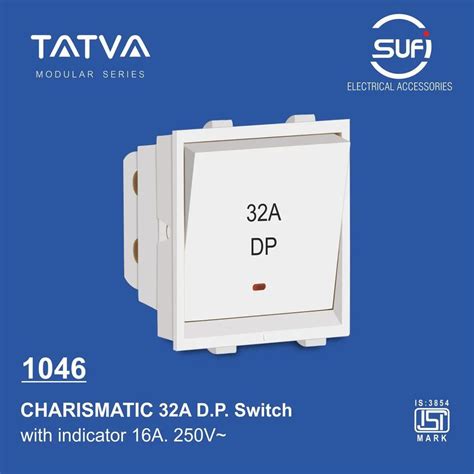 A Dp Switch With Indicator At Rs Piece Modular Indicator Switches In Valsad ID