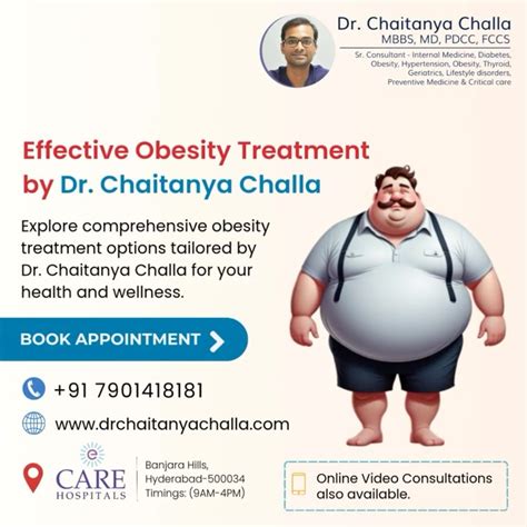 Effective Obesity Treatment With Dr Chaitanya Challa Youtube