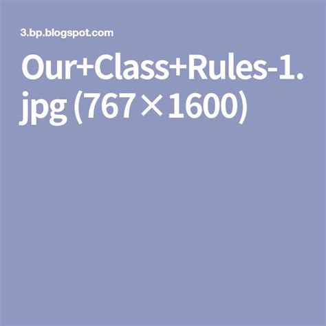 Class Rules Border Design Border