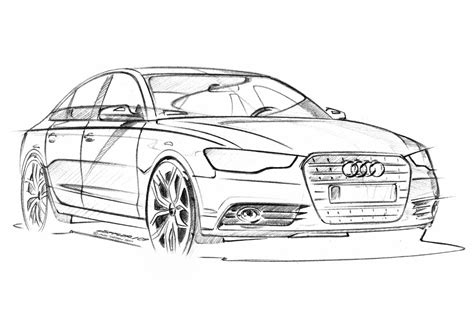 Audi A6 Design Sketch Audi A6 Car Design Sketch Car Sketch Car Art