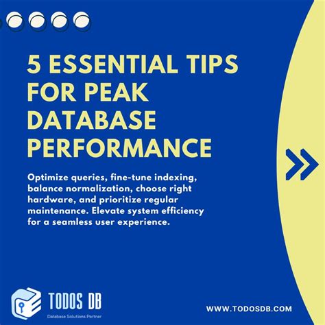 todos db on linkedin databasetips dataoptimization