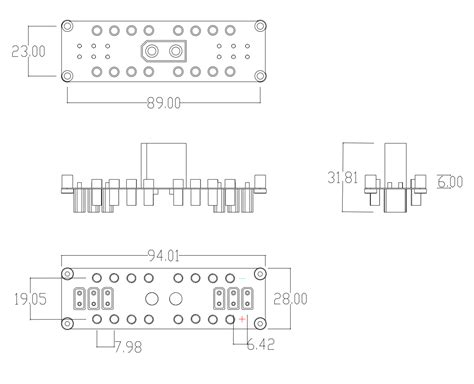 12s โมดูลอิเล็กทรอนิกส์ Pdb Pcb Power Distribution Board คุณภาพสูง 12s โมดูลอิเล็กทรอนิกส์ Pdb