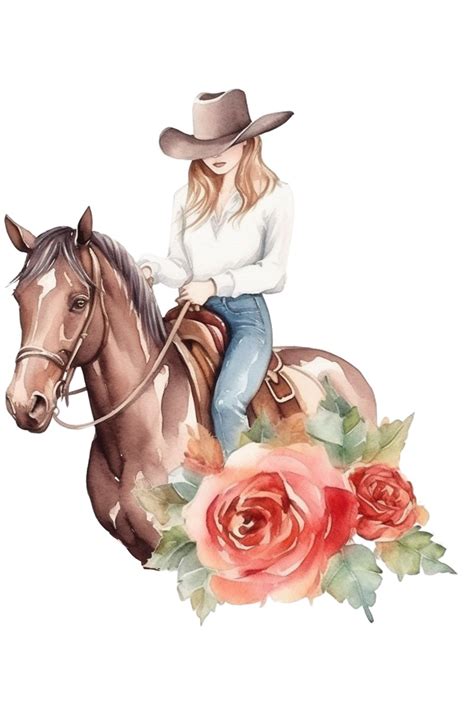 Cowgirl Png Иллюстрация лошади Любовь лошадей Рисунки лошади