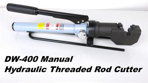 DW 400 Manual Threaded Rod Cutter From Stainelec Hydraulic Equipment