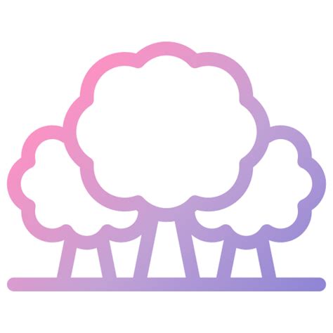 Trees Generic Gradient Icon Trees Generic Gradient Icon