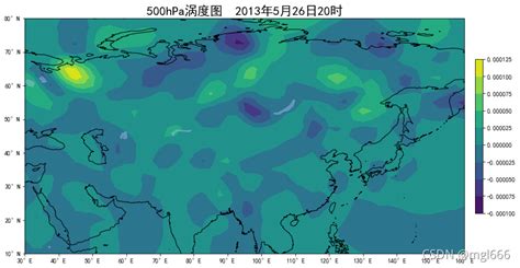 天气学诊断实习三 计算涡度、散度、涡度平流和温度平流计算涡度和散度的公式 Csdn博客