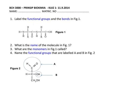 40 label the functional groups in the molecule.