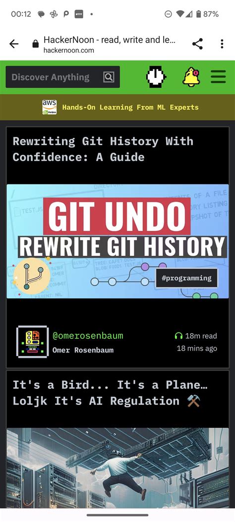 Omer Rosenbaum On Linkedin Thank You Hackernoon For Featuring My Post