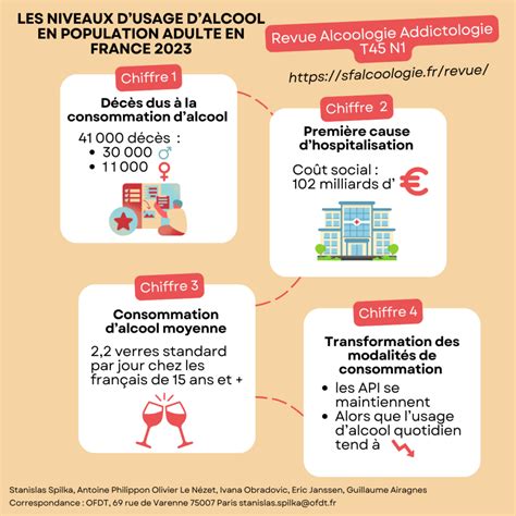 Les Niveaux D Usage D Alcool En Population Adulte En France En 2023