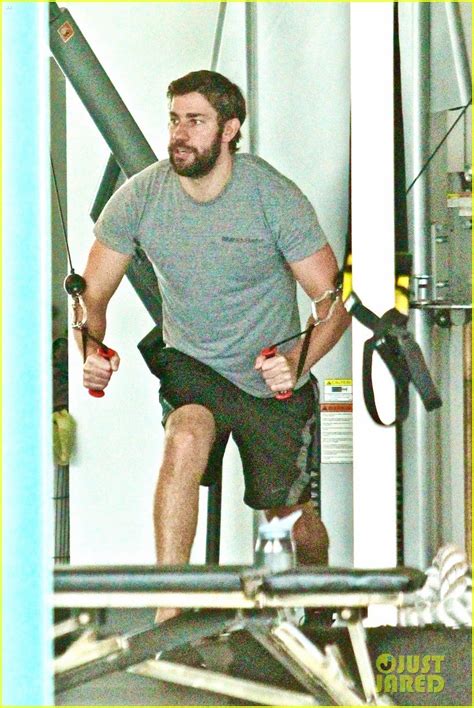 John Krasinski Shows Off Super Strength In The Gym Photo 3451450