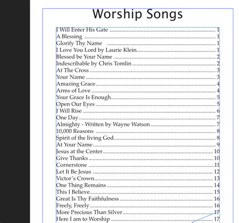 Updating The Table Of Contents Is Producing Strange Results Pre V2