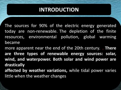 PPT TIDAL ENERGY PowerPoint Presentation Free Download ID