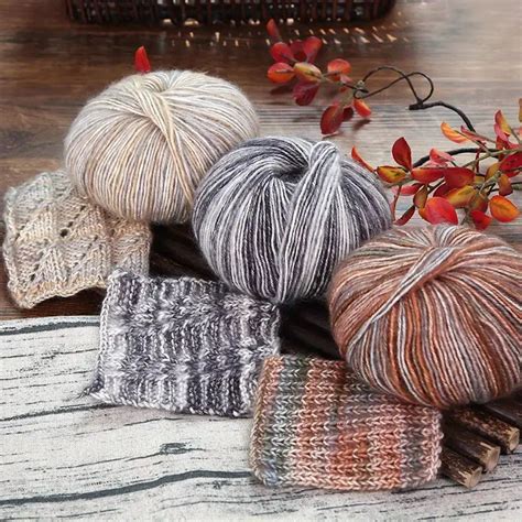 Camouflage Wool Thread Segment Dyeing Velvet Thread Thick Segment