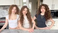 Kalogeras Sisters In 2024 Curly Hair Styles Naturally Beautiful