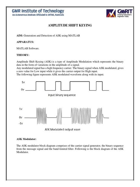 Amplitude Shift Keying Pdf