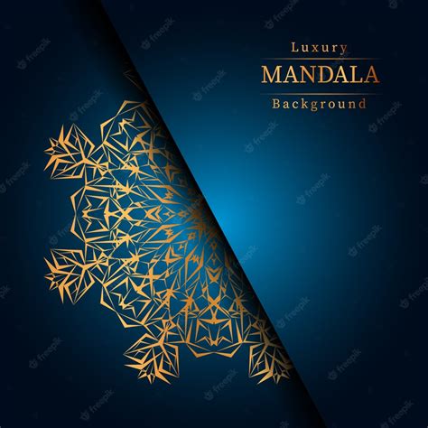 Premium Vector Luxury Ornamental Mandala Design Background In Gold