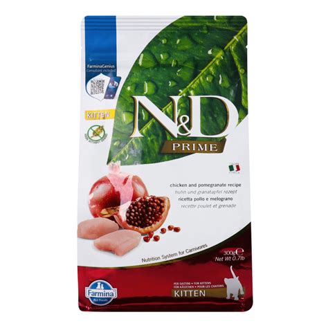 Корм сухой для котят Chicken&Pomegranate Prime N&D Farmina м/у 300г ...