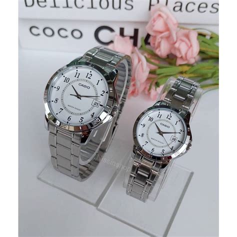 นาฬิกา Casio Set คู่รัก รุ่น Mtp V004d และ Ltp V004d สายแสตนเลส ของแท้ 100 รับประกันสินค้า 1