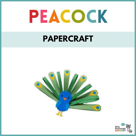 Papercraft Peacock