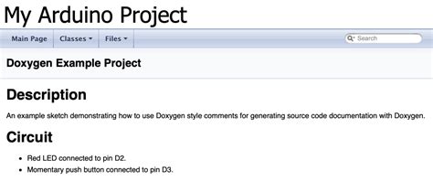 Documenting Arduino Sketches With Doxygen Woolsey Workshop