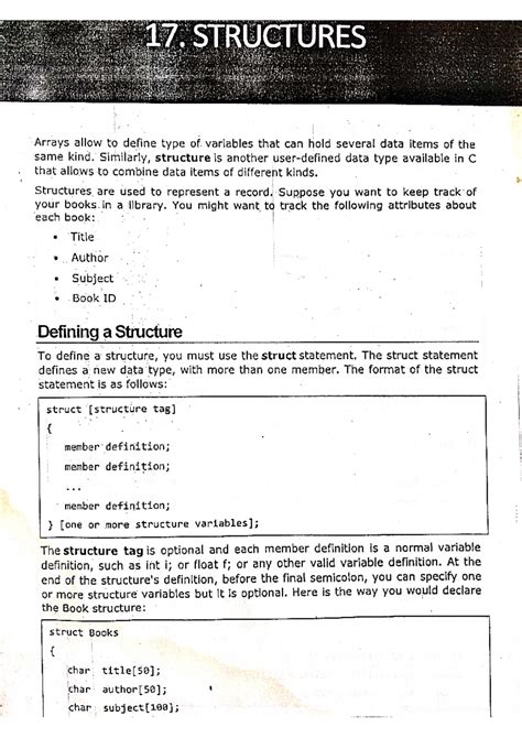Array Structure In C Programming In C Studocu