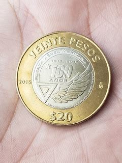 Moneda 20 Pesos Fuerza Aerea 100 Anos MercadoLibre