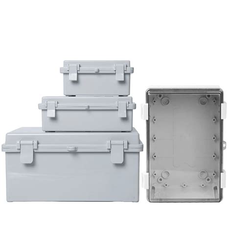 Abs 방수 플라스틱 인클로저 걸쇠 배전 박스 전기 정션 박스 야외 밀폐 스위치 전원 케이스