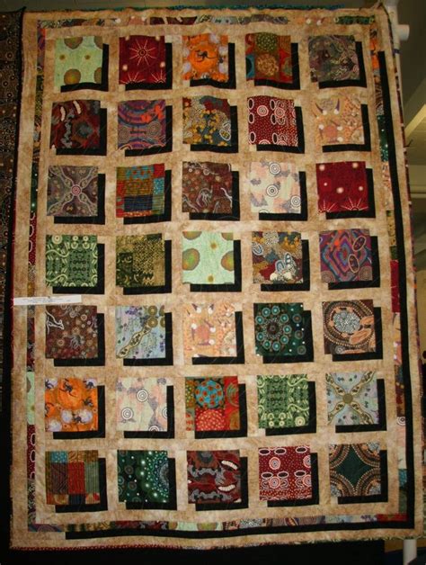 Spirit People 2 Green Denise Doolan Australian Fabric Etsy