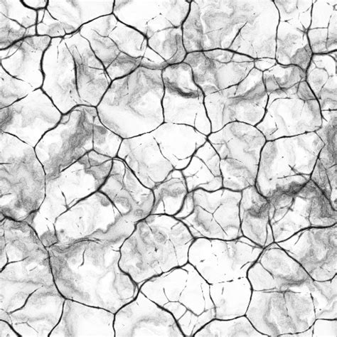 Crack Rock Texture Ambient Occlusion Map