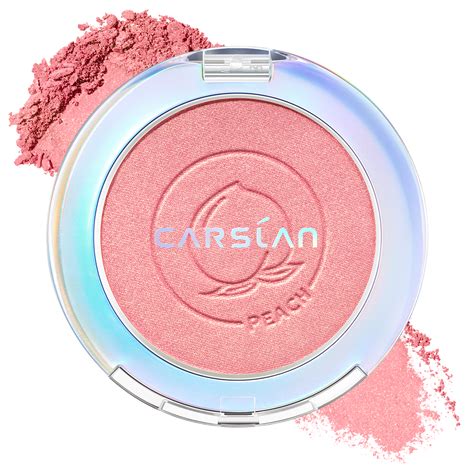 Carslan Face Blush Powder Blush Makeup Longlasting Highly Pigmented Face Makeup Smooth Vegan