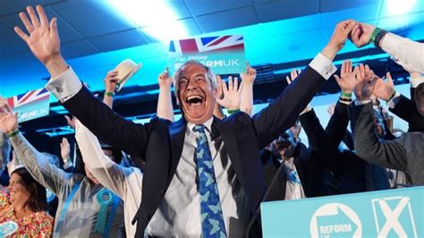 Farage Hails Unprecedented Reform Win After Beating Tories And Labour
