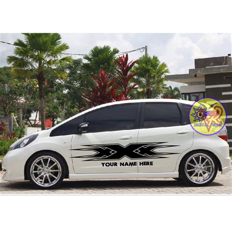 Jual Stiker Mobil Triple X Stiker Mobil Xxx Custom Semua Jenis Mobil Shopee Indonesia
