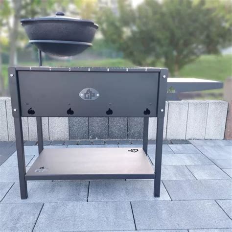MANGAL SET BATYR 60 Schaschlikgrill 80cm Mit Grillrost Kasan 8L EUR 219