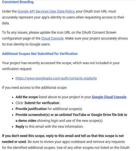 Google Cloud Platform Pending Developer Action Is Still Up Even