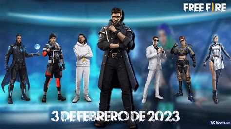 Códigos de Free Fire de hoy 3 de febrero de 2023 TyC Sports
