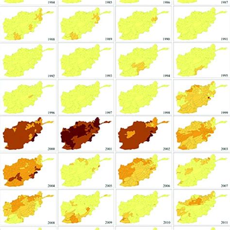 spatial distribution of the mean annual drought index spei 12 at