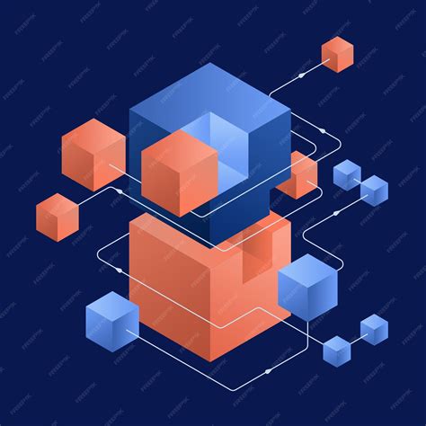 Premium Vector Modern Modular Communication Vector Illustration Of