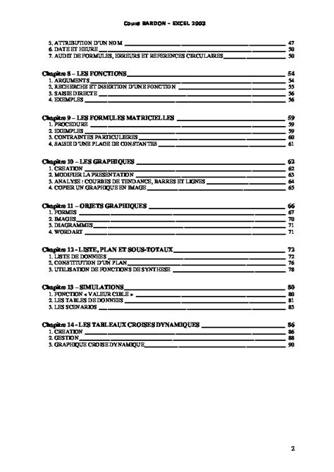Cours Excel 2003 Gratuit Coursinfopdf Com