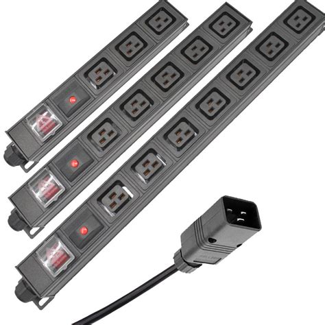 Pdu Power Distribution Unit Iec C19 Socket C20 Plug Extension Socket