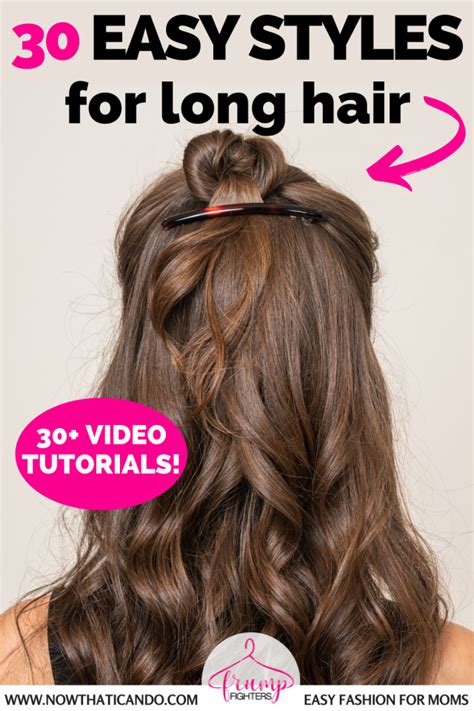 Easy Hairstyles For Moms With Long Hair Besides A Ponytail Artofit