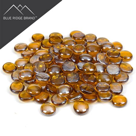 Middle Amber Reflective Fire Glass Beads Professional Grade Etsy