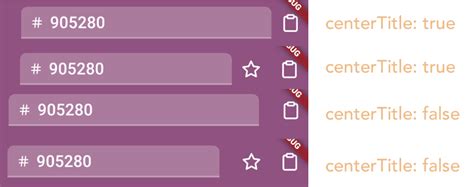 Appbar Bug With Centertitletrue With Multiple Actions · Issue 40802 · Flutterflutter · Github