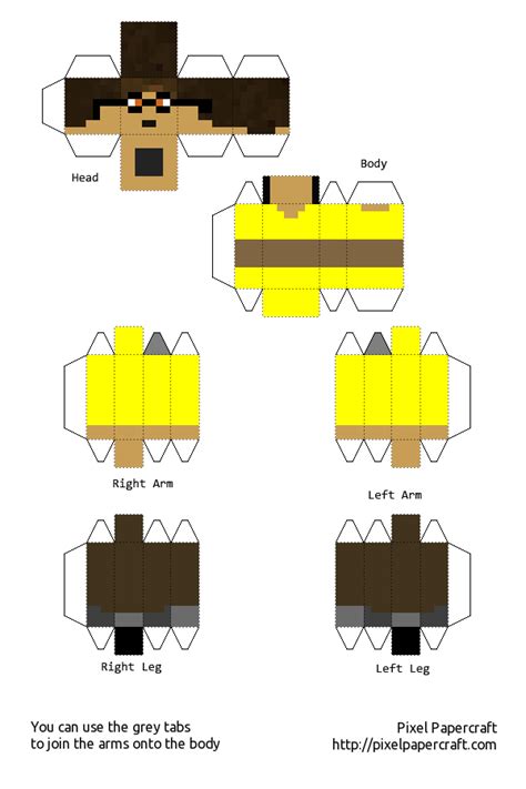 Minecraft Papercraft Skins