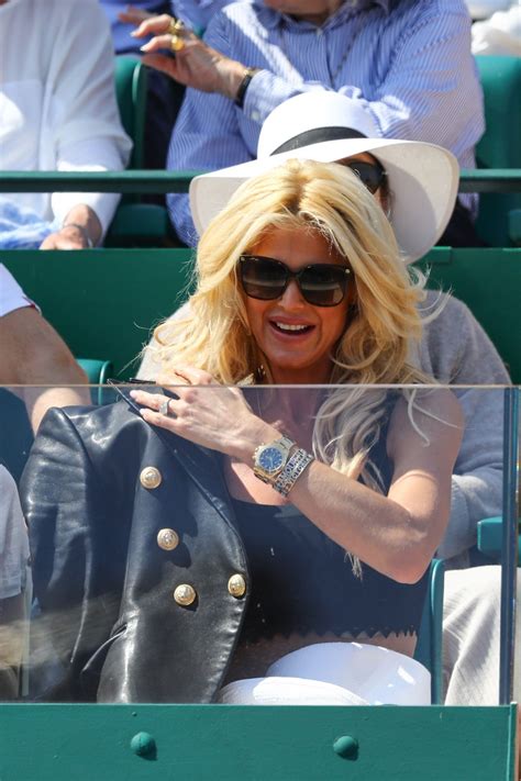 Victoria Silvstedt At Rolex Monte Carlo Masters In Monaco 04182019